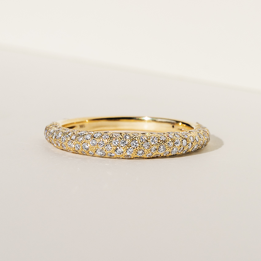 Aomori Diamond Ring in 14K Rose Gold