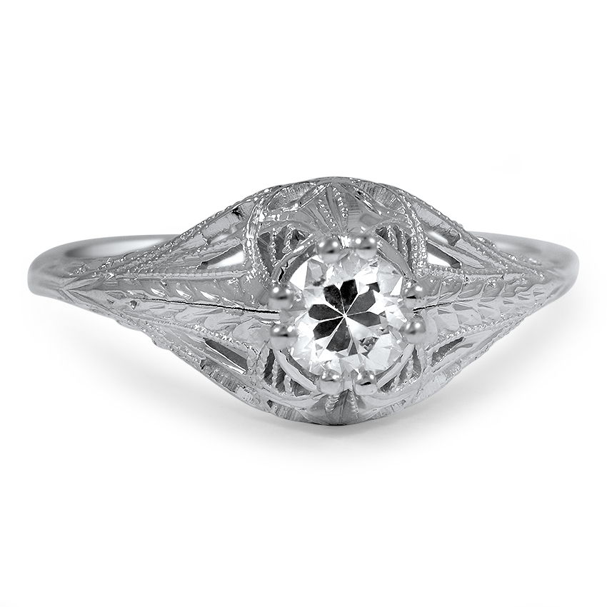 Edwardian Diamond Vintage Ring | Ivana | Brilliant Earth