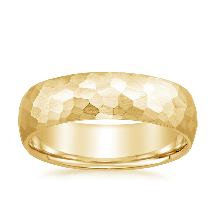 Men's Hammered Wedding Ring | 4mm Canyon | Brilliant Earth