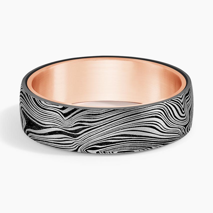 Jude Marbled Wedding Ring - Brilliant Earth