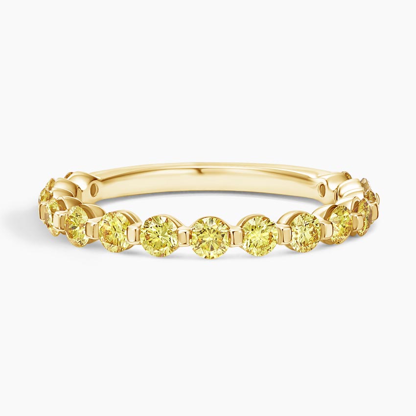 Yellow Lab Diamond Ring (1 ct. tw.) in 18K Yellow Gold