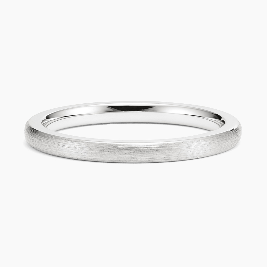 2mm Comfort Fit Wedding Ring in Platinum