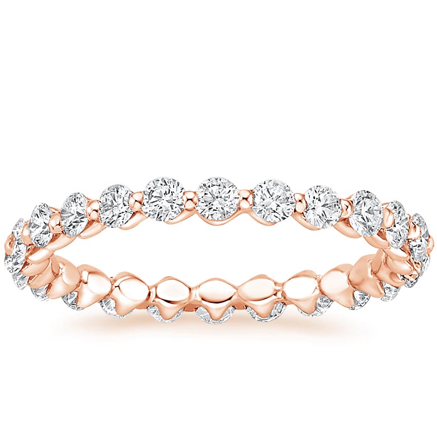 Riviera Eternity Diamond Ring (1 ct. tw.) in 14K Rose Gold