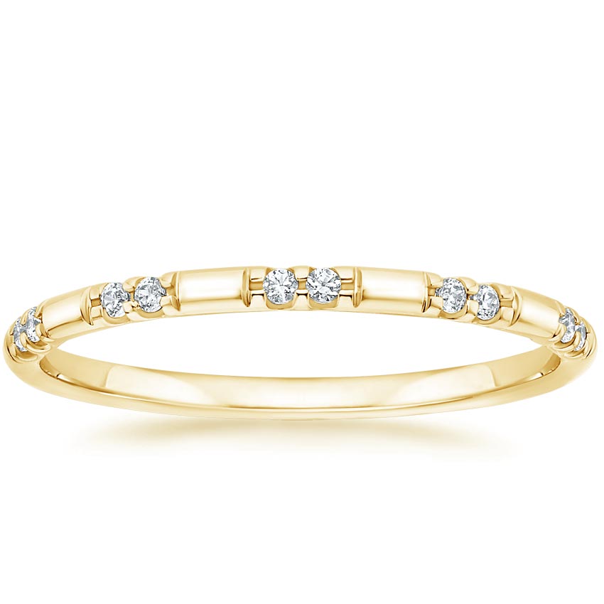 Duo Diamond Ring in 18K Yellow Gold