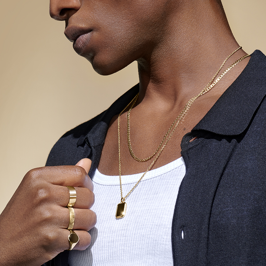 14K Yellow Gold Zeke Curb Chain Necklace - Brilliant Earth