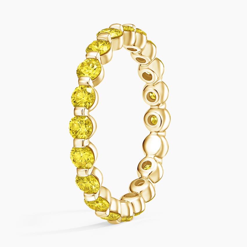 Eternity Yellow Lab Diamond Ring (2 ct. tw.)