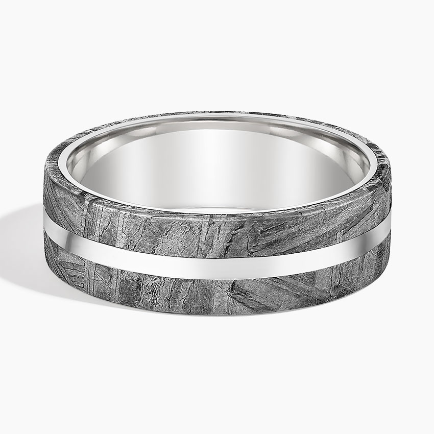 Avenue 7mm Wedding Ring in 18K White Gold