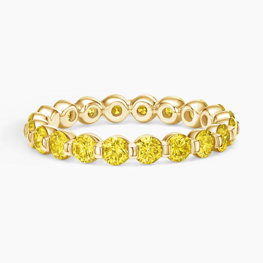 Eternity Yellow Lab Diamond Ring (2 ct. tw.)