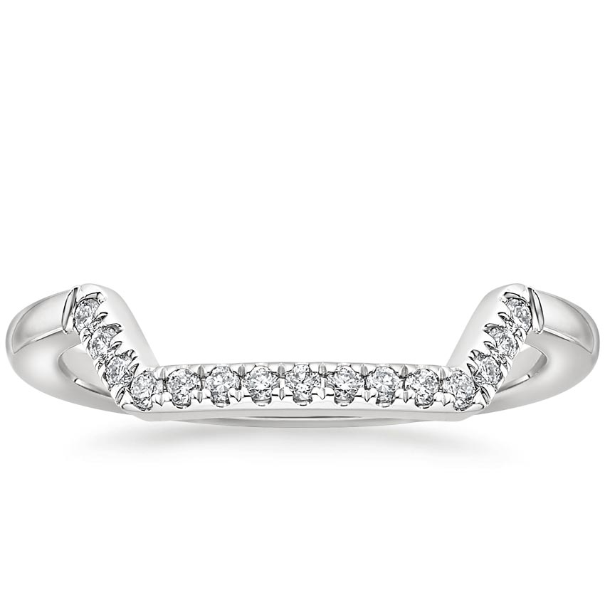 Alta Linear Diamond Nesting Ring in Platinum