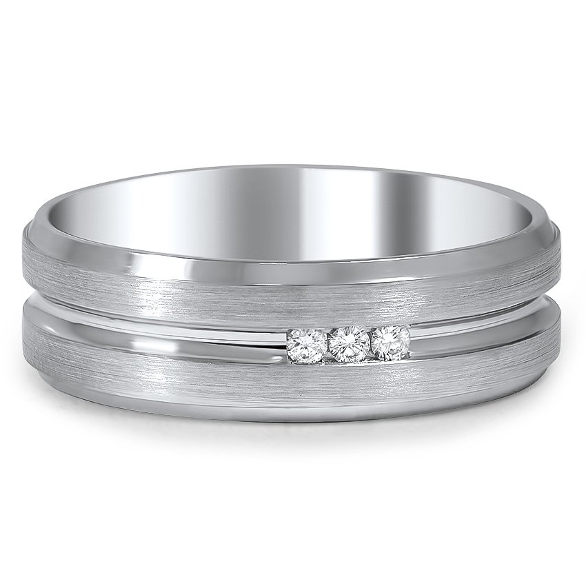 Custom Beveled Matte Diamond Ring | Brilliant Earth