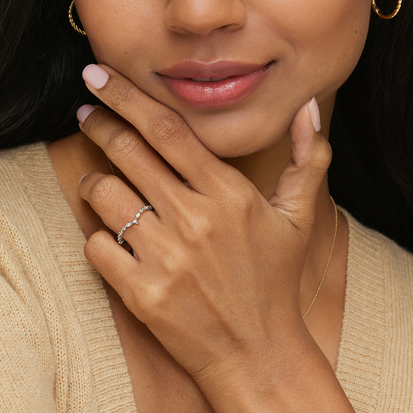 Delicate Versailles Contour Diamond Ring - Brilliant Earth