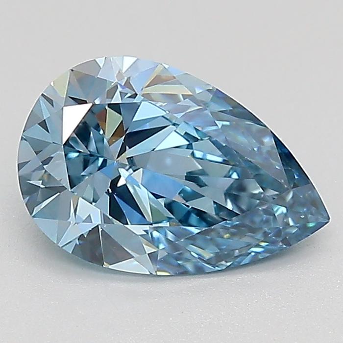 1.33 Ct. Fancy Vivid Blue Pear Lab Created Diamond | 6233025Y