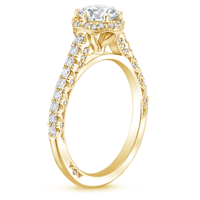 Tacori Petite Crescent Classic Bloom Diamond Ring - Brilliant Earth