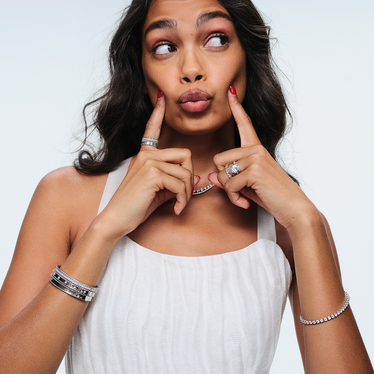 Sol Diamond Ring (1/2 ct. tw.) in 18K White Gold