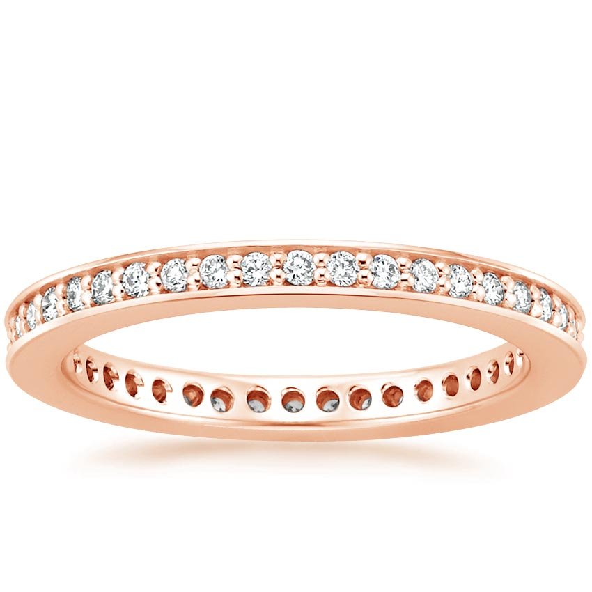 Starlight Eternity Diamond Ring (1/3 ct. tw.) in 14K Rose Gold