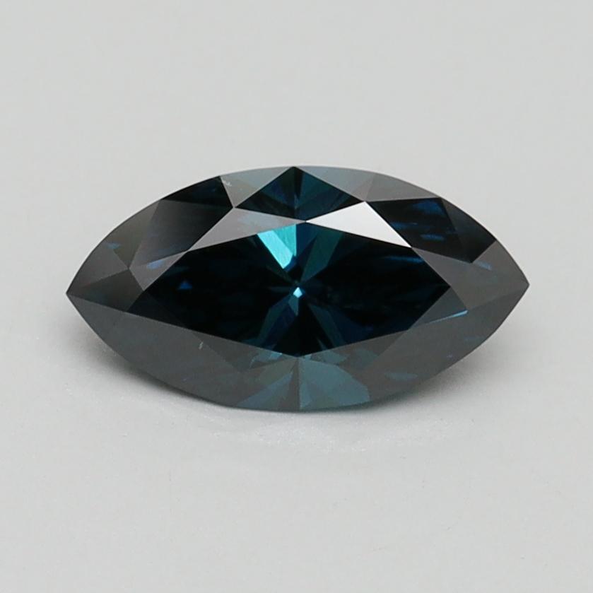 0.7 Ct. Fancy Deep Blue Marquise Lab Created Diamond | 5948588A
