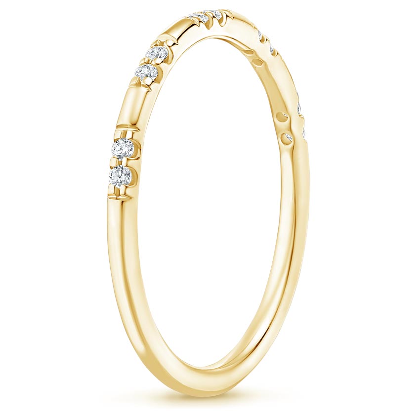 Duo Diamond Ring in 18K Yellow Gold