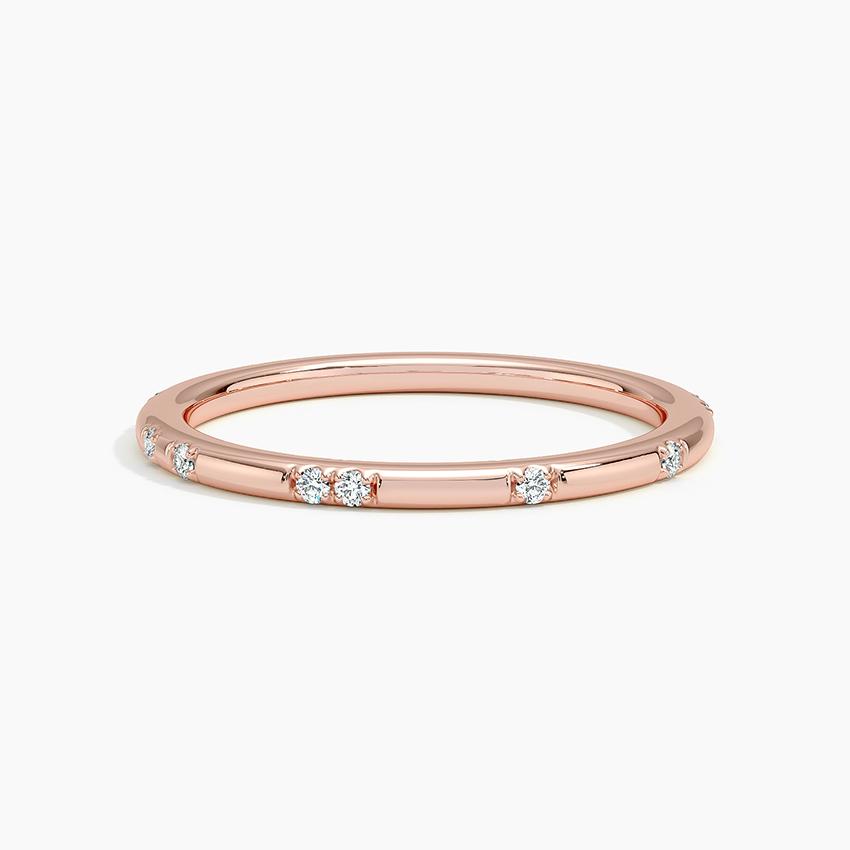 Astra Diamond Ring in 14K Rose Gold