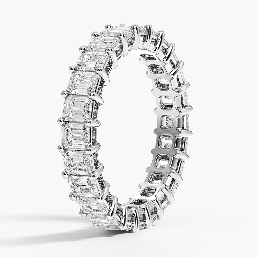 Emerald Eternity Diamond Ring (2 ct. tw.)