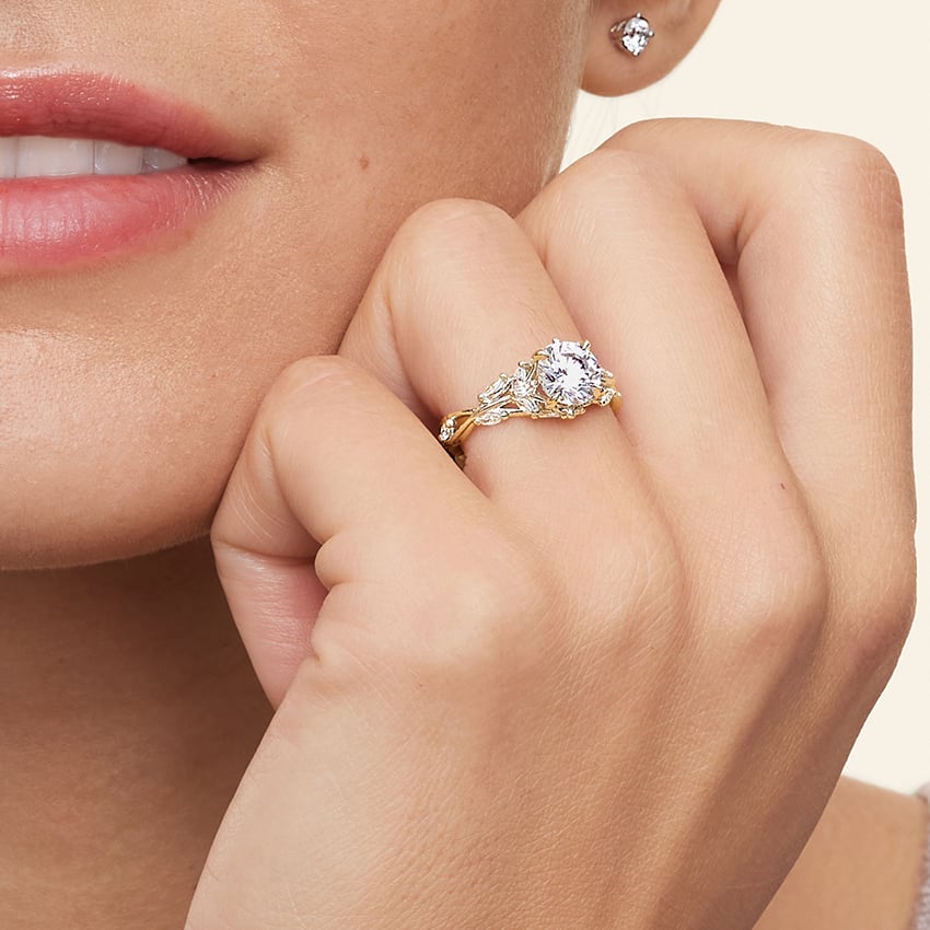 Secret Garden - Leaf and Vine Engagement Ring | Brilliant Earth