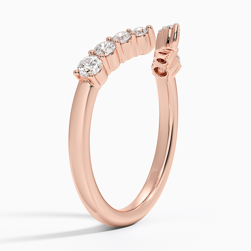 Lior Diamond Open Ring in 14K Rose Gold