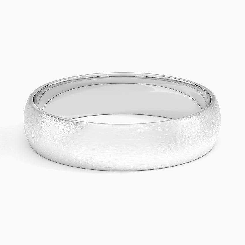 Matte Slim Profile 6mm Wedding Ring