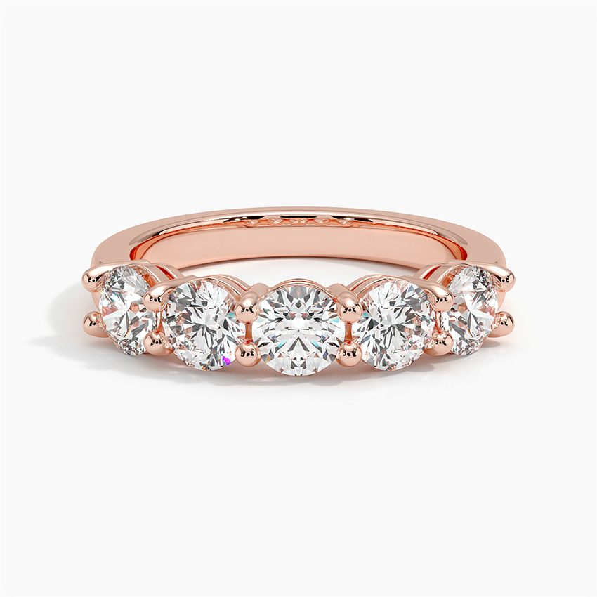 Round Five Stone Lab Diamond Ring | Brilliant Earth