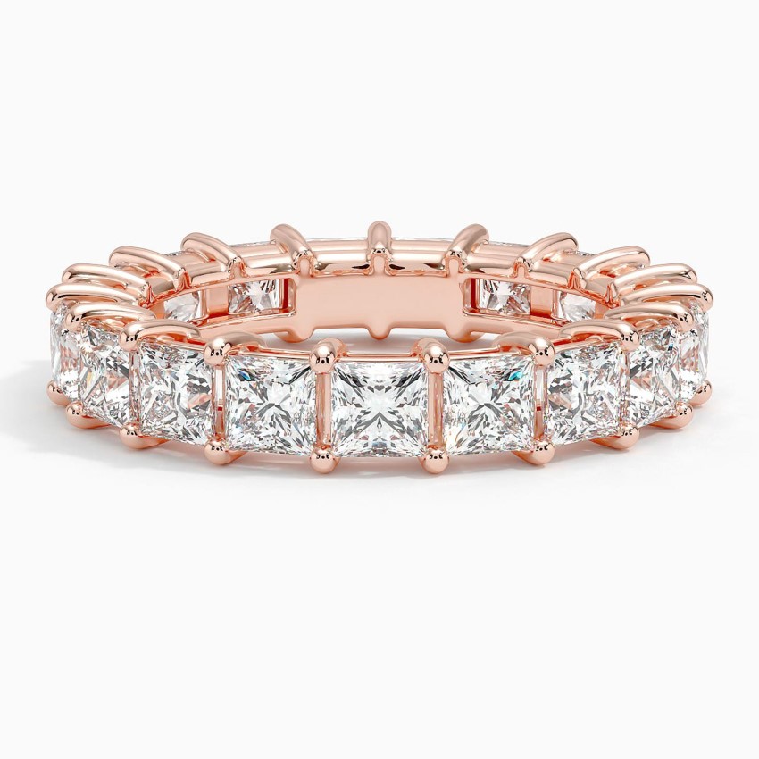Princess Eternity Diamond Ring (4 ct. tw.) in 14K Rose Gold