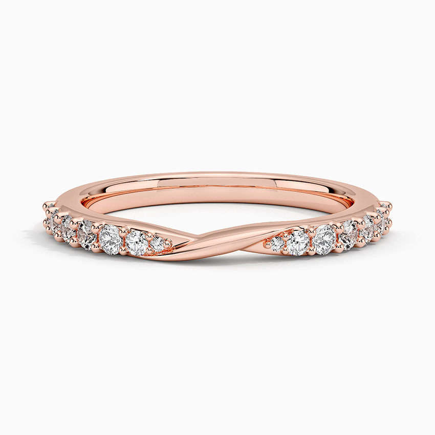 Lark Diamond Ring in 14K Rose Gold