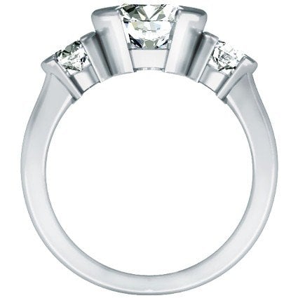 18K White Gold Venus Ring