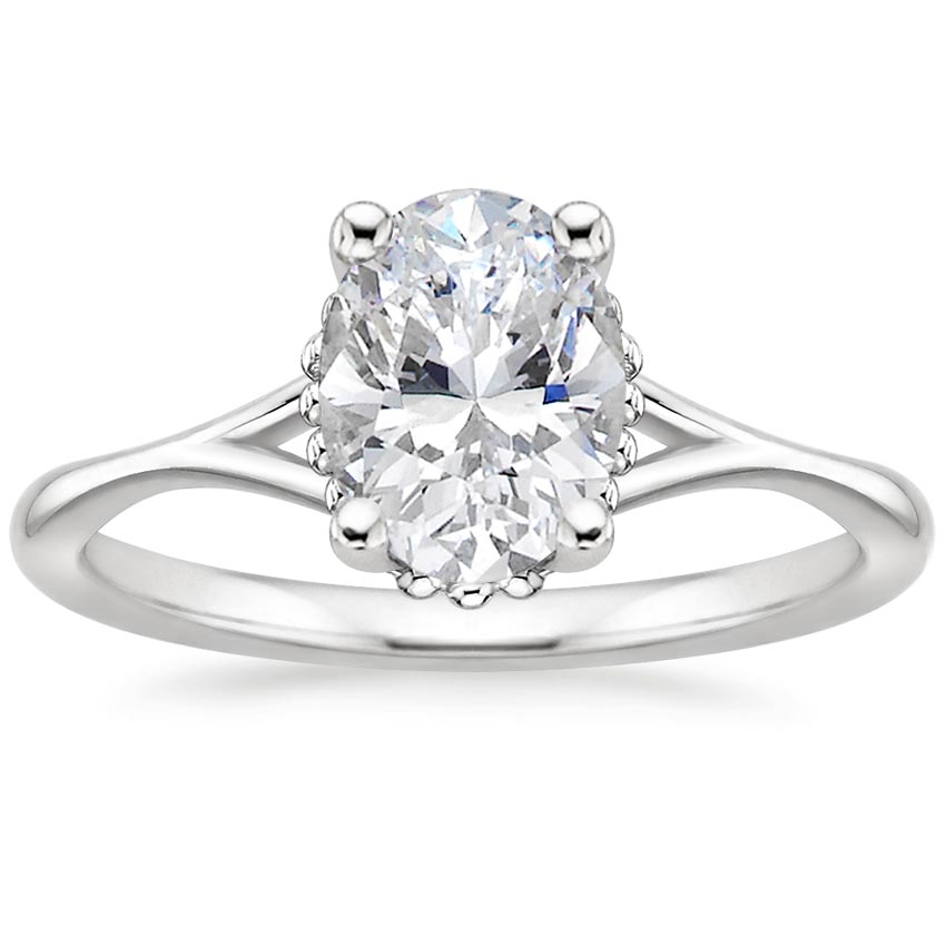 18K White Gold Cava Ring