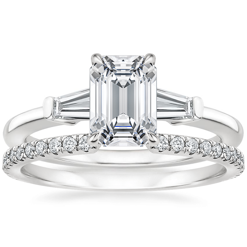 Platinum Symphony Diamond Ring (1/2 ct. tw.) with Luxe Sia Diamond Open ...