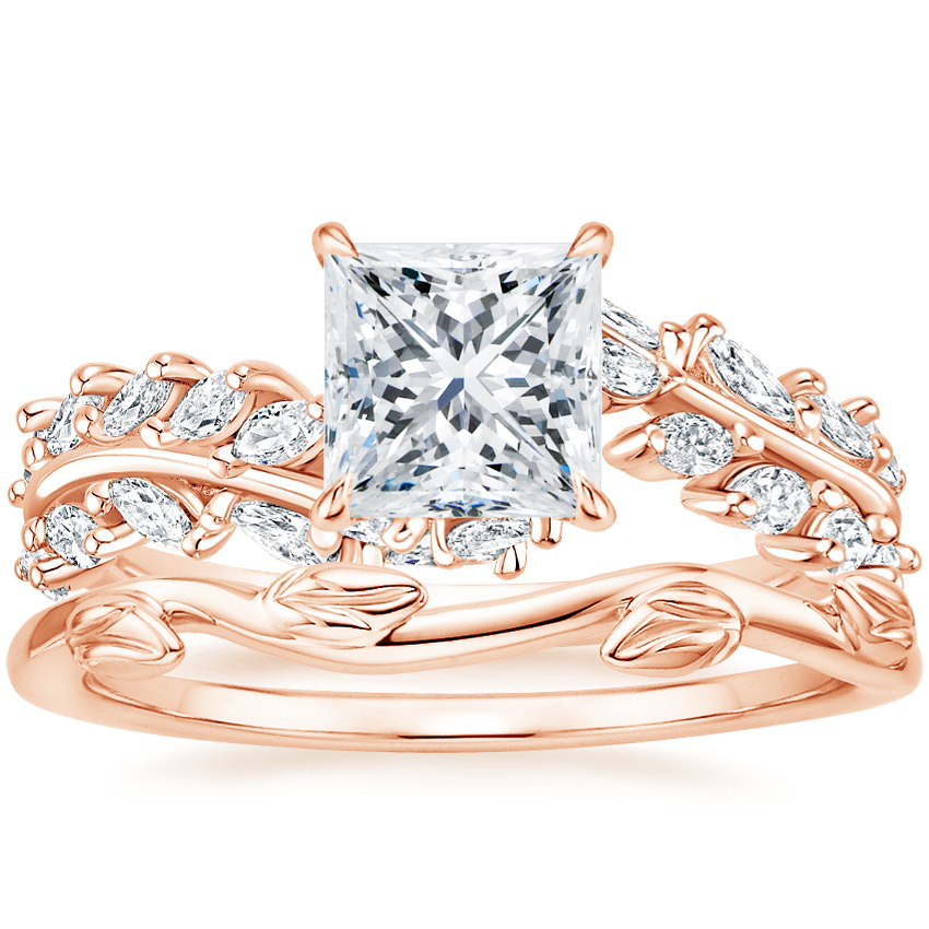 18K Yellow Gold Winding Ivy Diamond Ring (3/4 ct. tw.) with Winding ...