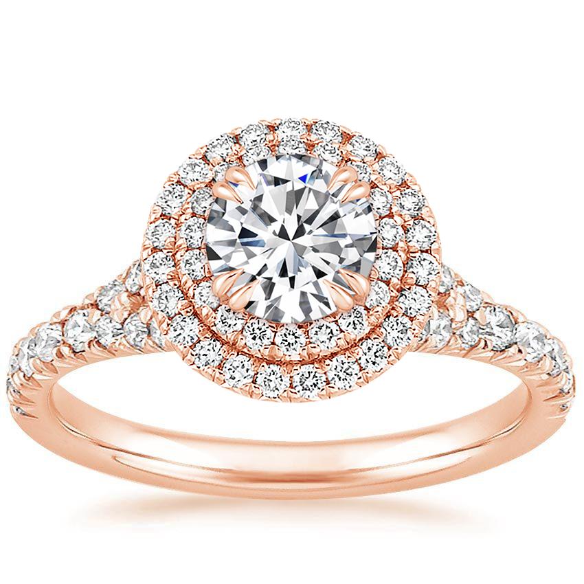 14K Rose Gold Gala Diamond Ring
