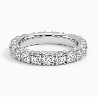 Lab Diamond Eternity Women's Wedding Rings | Brilliant Earth