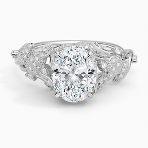Luxe Canopy Diamond Ring in 18K White Gold | Brilliant Earth