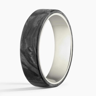Forged Carbon Men’s Wedding Bands | Brilliant Earth
