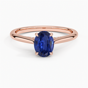 Sapphire Dawn 1.5mm Diamond Ring in 14K Rose Gold | Brilliant Earth
