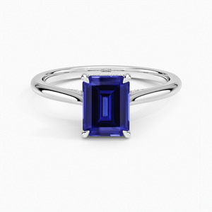 Sapphire Dawn 1.5mm Diamond Ring in 18K White Gold | Brilliant Earth
