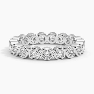 Platinum Eternity Women's Wedding Rings | Brilliant Earth